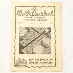 Vintage | Office | 3 Vintage Workbasket Pattern Booklets | Poshmark